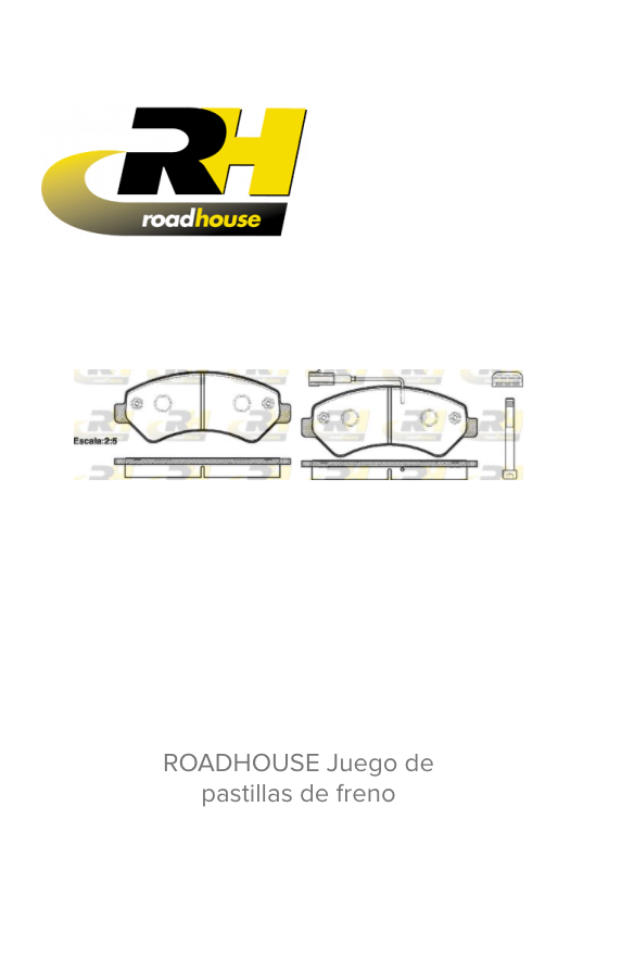 BALATAS DELANTERAS DE PEUGEOT MANAGER 09-15 Y FIAT DUCATO 08-15 ,RAM P ...